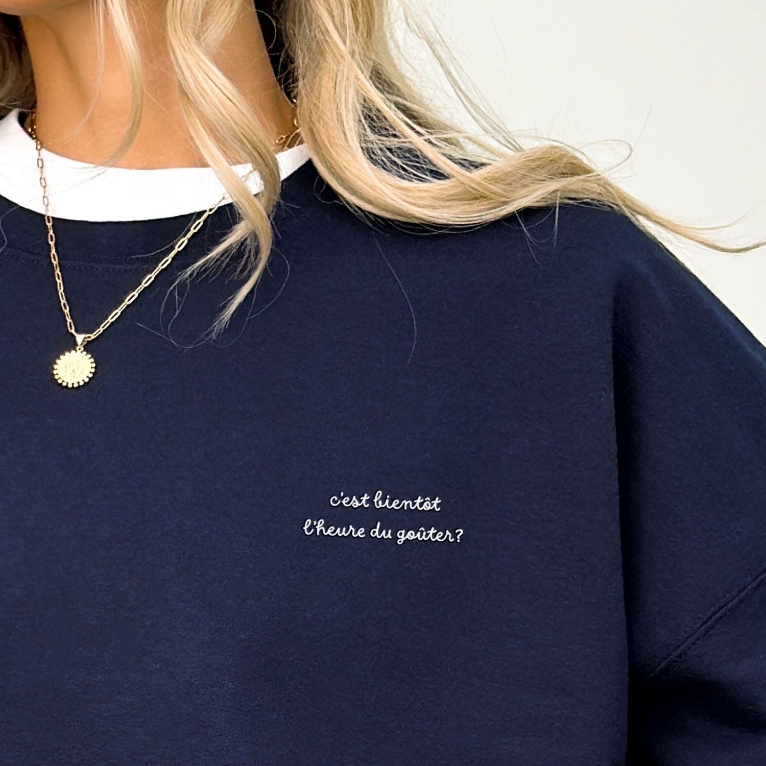 C'est bientôt l'heure du Gouter - Sweat Brodé – Ronchon Club